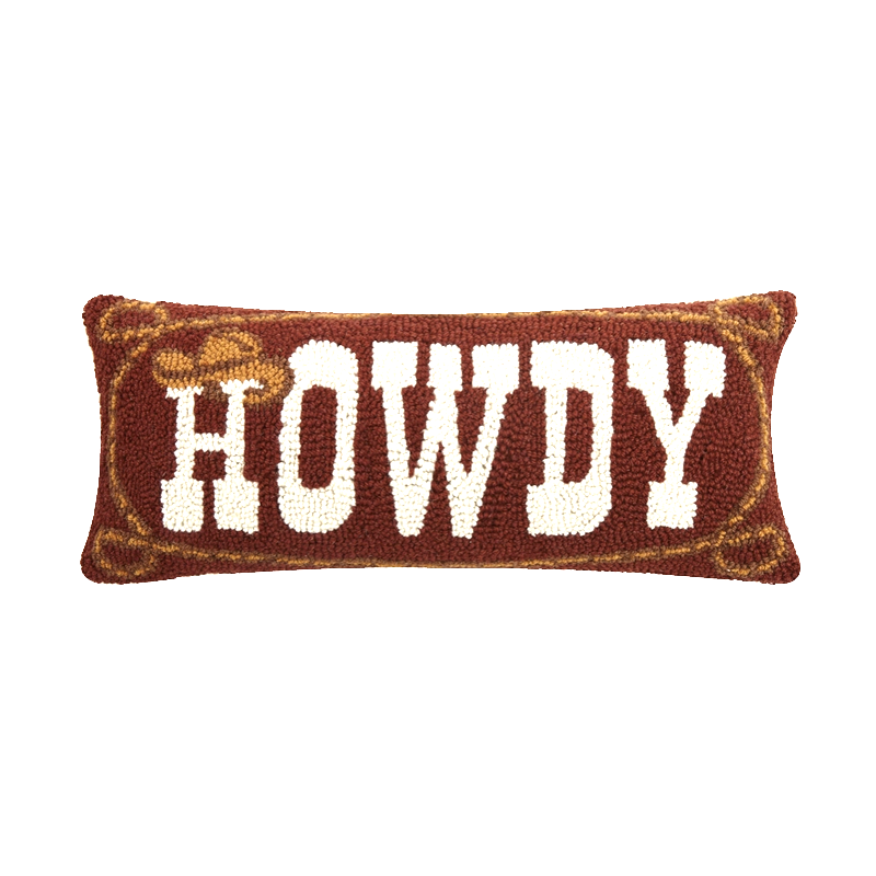 HOWDY HOOK PILLOW – The Museum Store