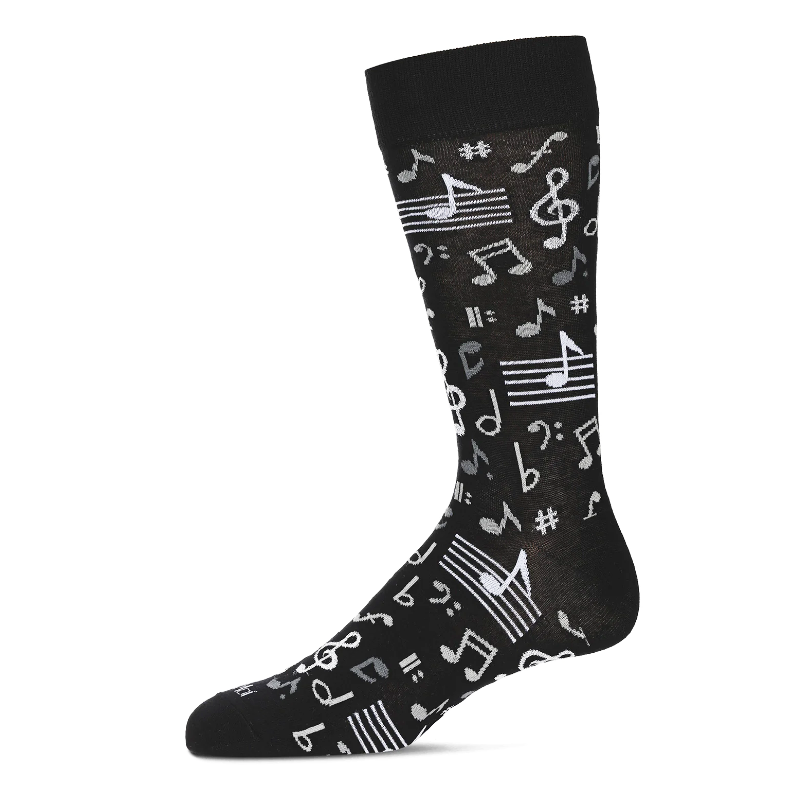 MEN'S MUSICAL NOTES SOCKS – The Museum Store