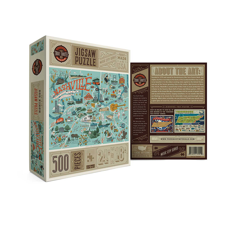 NASHVILLE ILLUSTRATED PUZZLE – The Museum Store