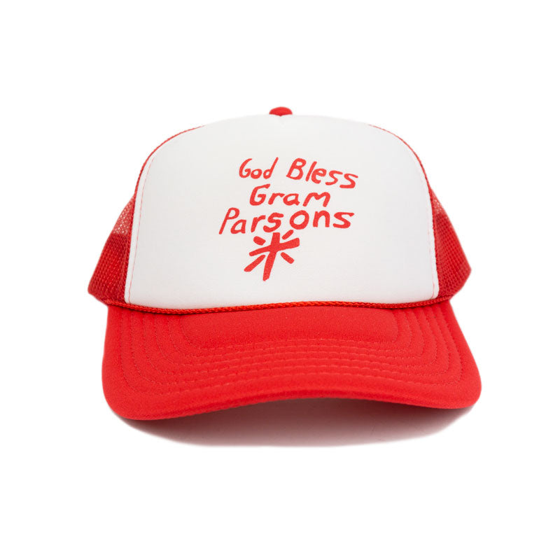 GOD BLESS GRAM TRUCKER HAT – The Museum Store